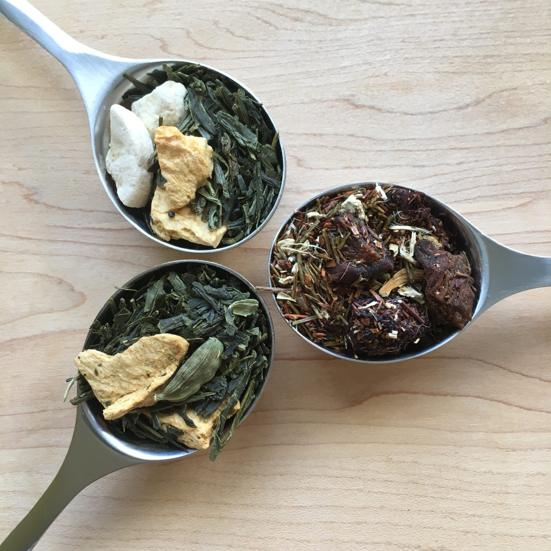 52Teas' Banana Peach Green Tea, Peach Cardamom Green Tea, and Peachy ...