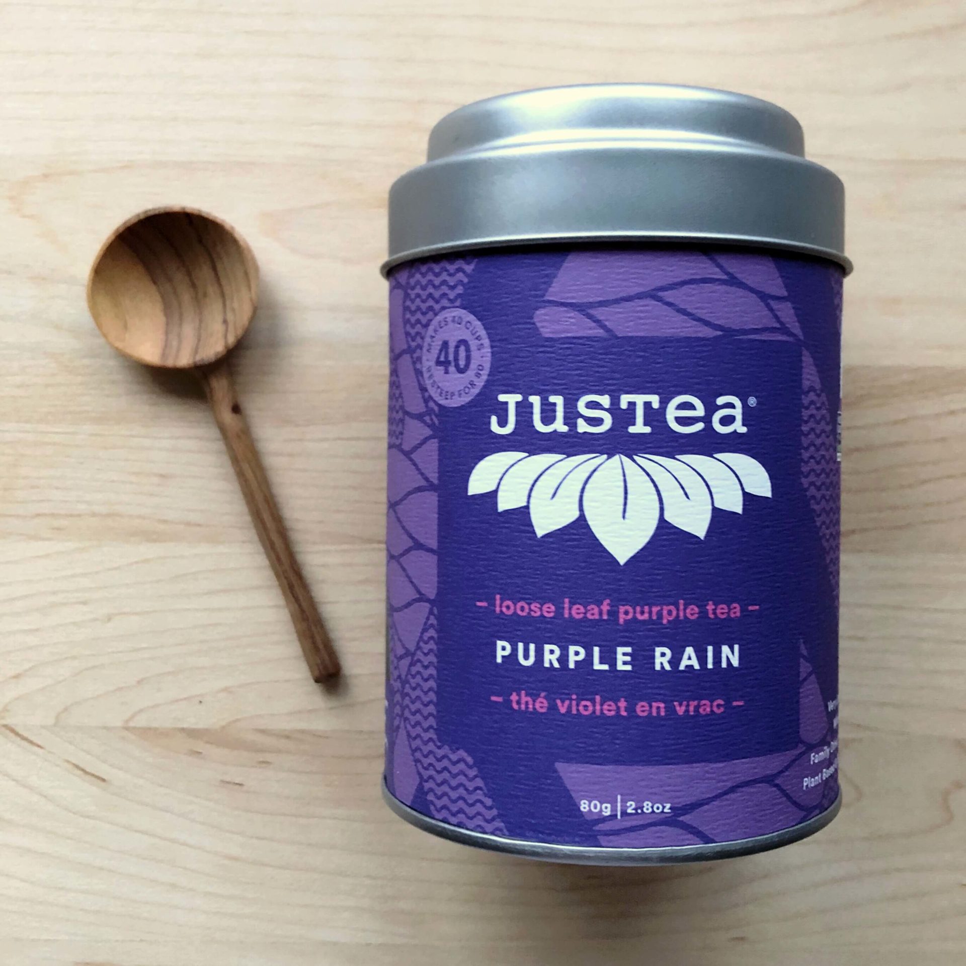 JusTea's Purple Rain | Tea Review - Tea in Spoons