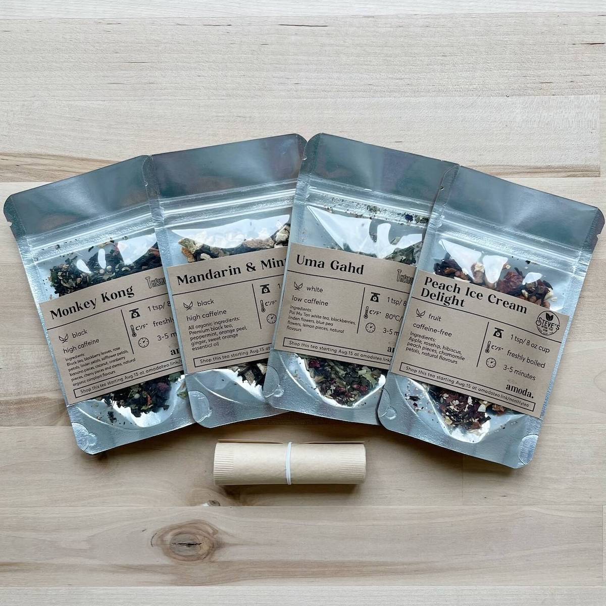 Amoda Tea's Monthly 2022 August box (ft. Thésaurus Tea's Monkey Kong ...