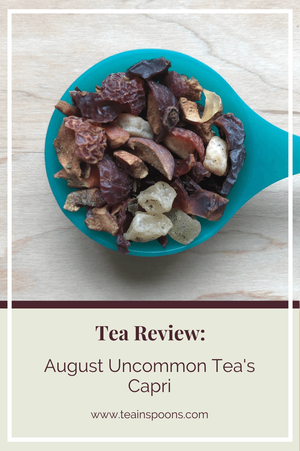 August Uncommon Tea's Capri | Tea Review - Tea in Spoons